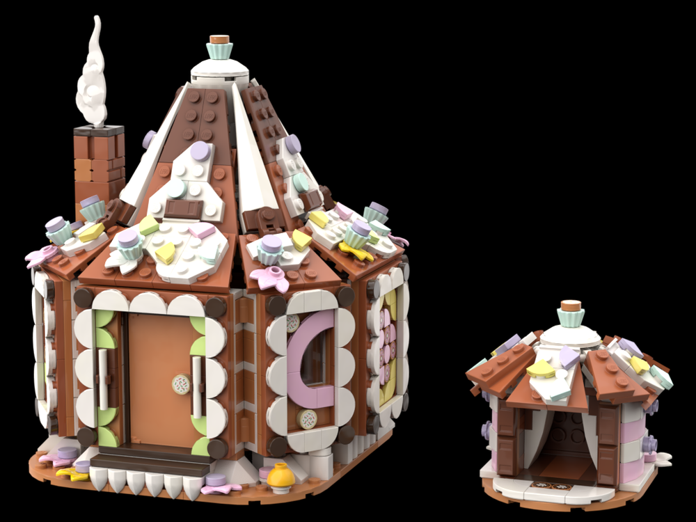 LEGO MOC Hagrid's Gingerbread Hut by generalnuisance | Rebrickable ...