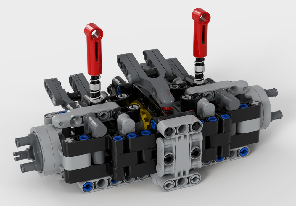 LEGO MOC Rear Live axle suspension by Leg0_lab. | Rebrickable - Build ...