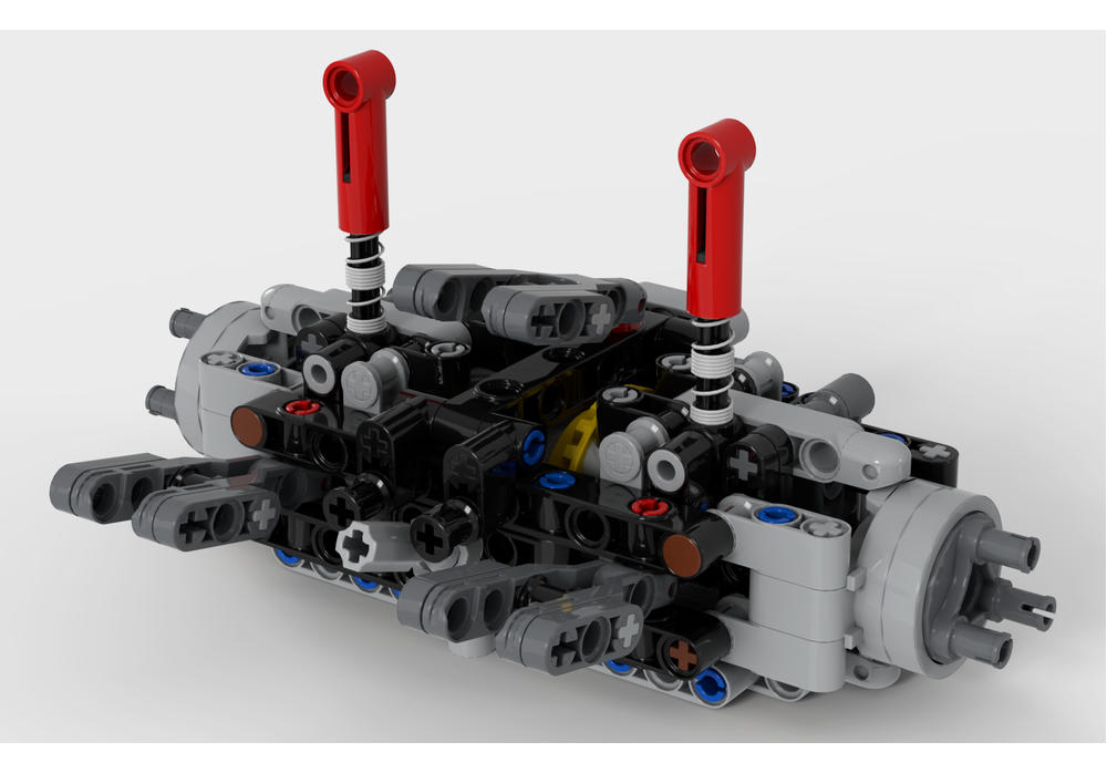 LEGO MOC-205215 Rear Live axle suspension by Leg0_lab. | Rebrickable ...