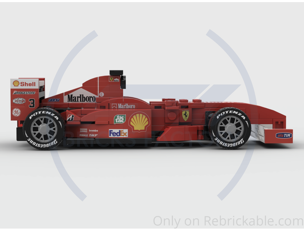 LEGO MOC F1 Ferari F1-2000 by Pit Lane Bricks Factory | Rebrickable ...