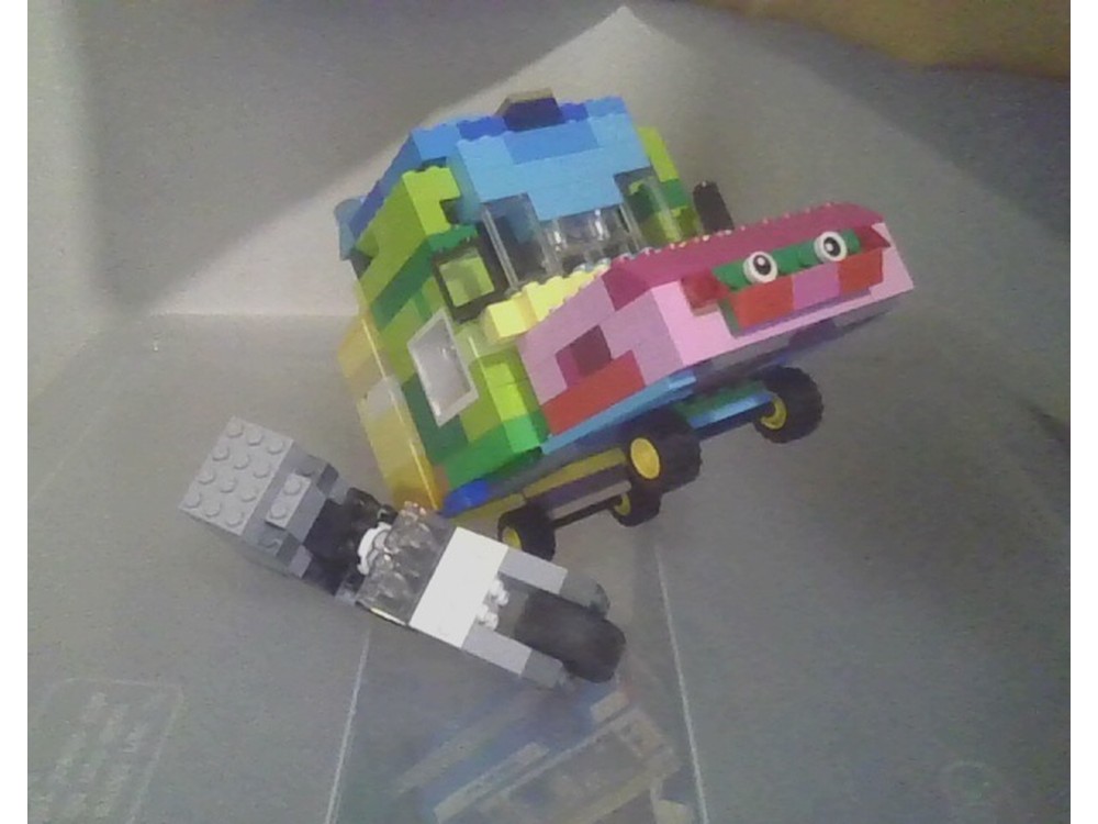 Lego Moc Mixel Scale Truck And Nixel Scale Motorbike By Willzerba2