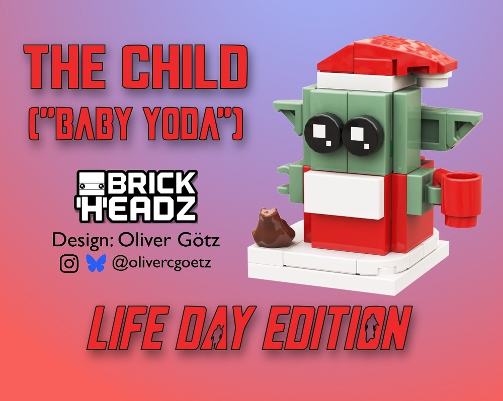 LEGO MOC The Child ("Baby Yoda") Mini BrickHeadz – Life Day Edition by ...