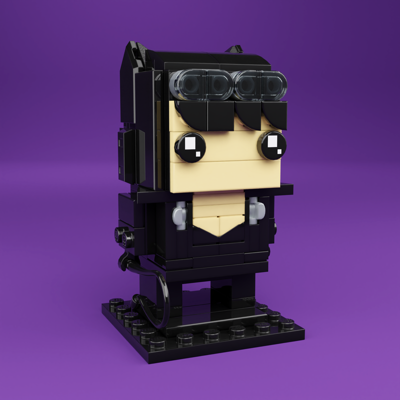 LEGO MOC Catwoman Custom Brickheadz by IconicBrix | Rebrickable - Build ...