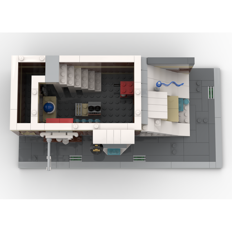 LEGO MOC Modular Winter Lodge by BrickAndBuildsI | Rebrickable - Build ...