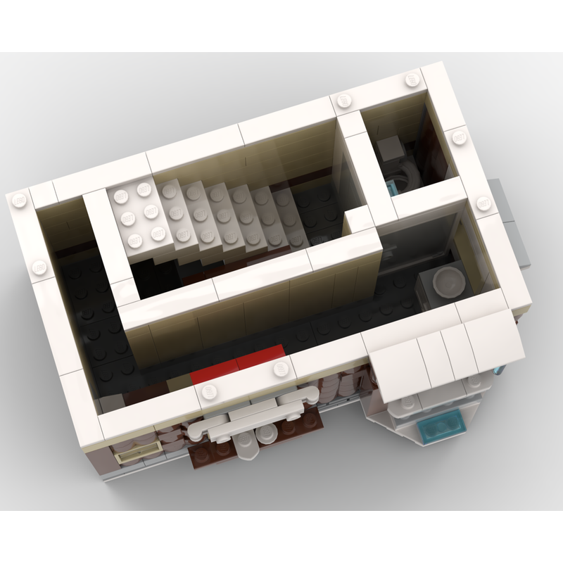 LEGO MOC Modular Winter Lodge by BrickAndBuildsI | Rebrickable - Build ...