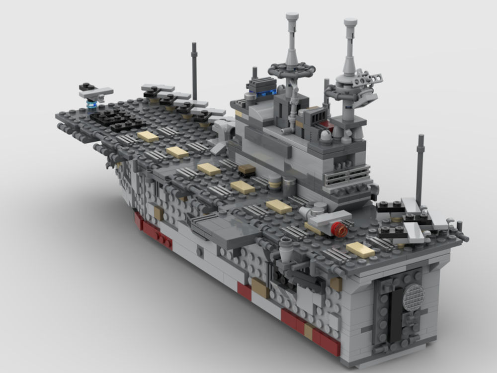 LEGO MOC U.S.S. Essex CV-9 by Falconeagle117 | Rebrickable - Build with ...