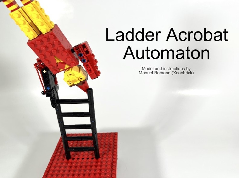 LEGO MOC Ladder Acrobat Automaton by Xeonbrick | Rebrickable - Build ...