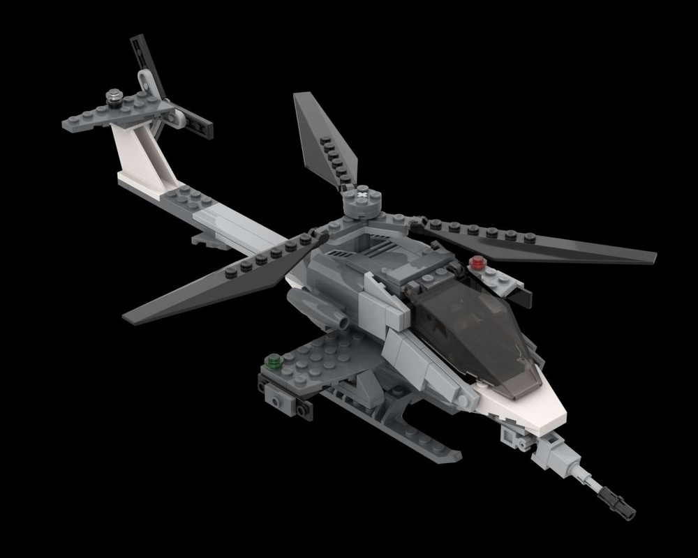 LEGO MOC AH-1B Striker Attack Helicopter (Blizzard Fury Skin / Camo) by ...