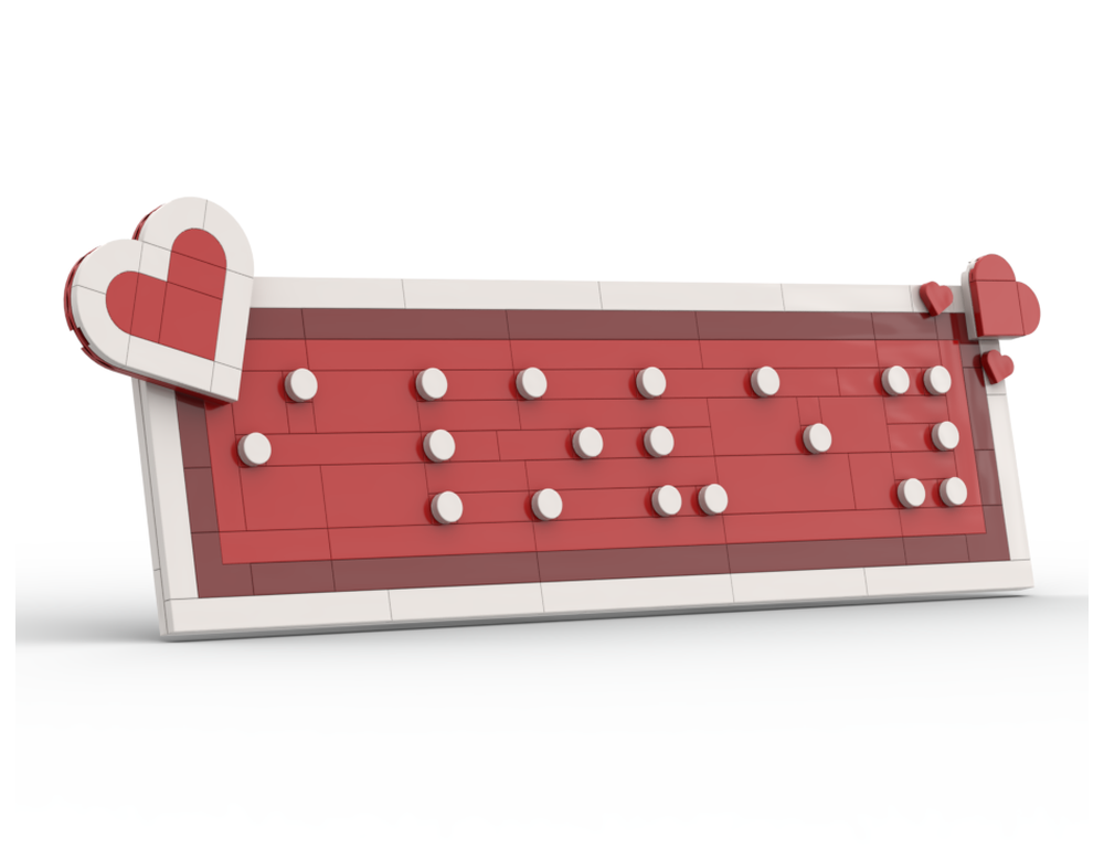 LEGO MOC PM002 Braille loves you by Polarstorm | Rebrickable - Build ...