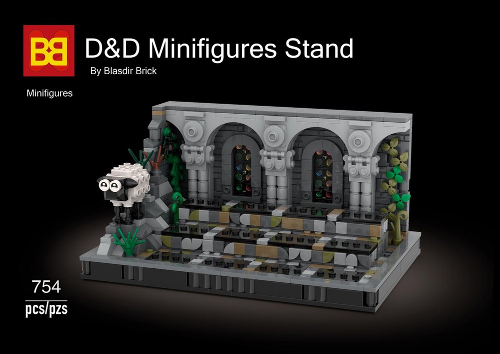LEGO MOC D&D minifigures Stand by Blasdir Brick | Rebrickable - Build ...