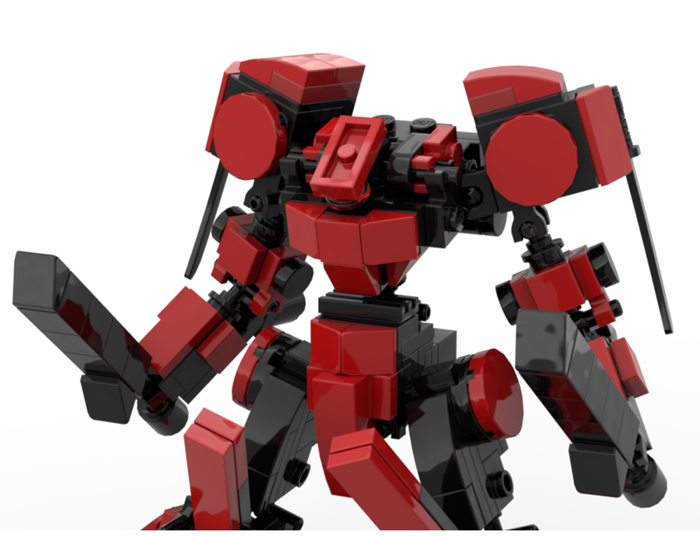 LEGO MOC Lego Mecha Robot Steel Red by Leo Bien Hoa | Rebrickable ...