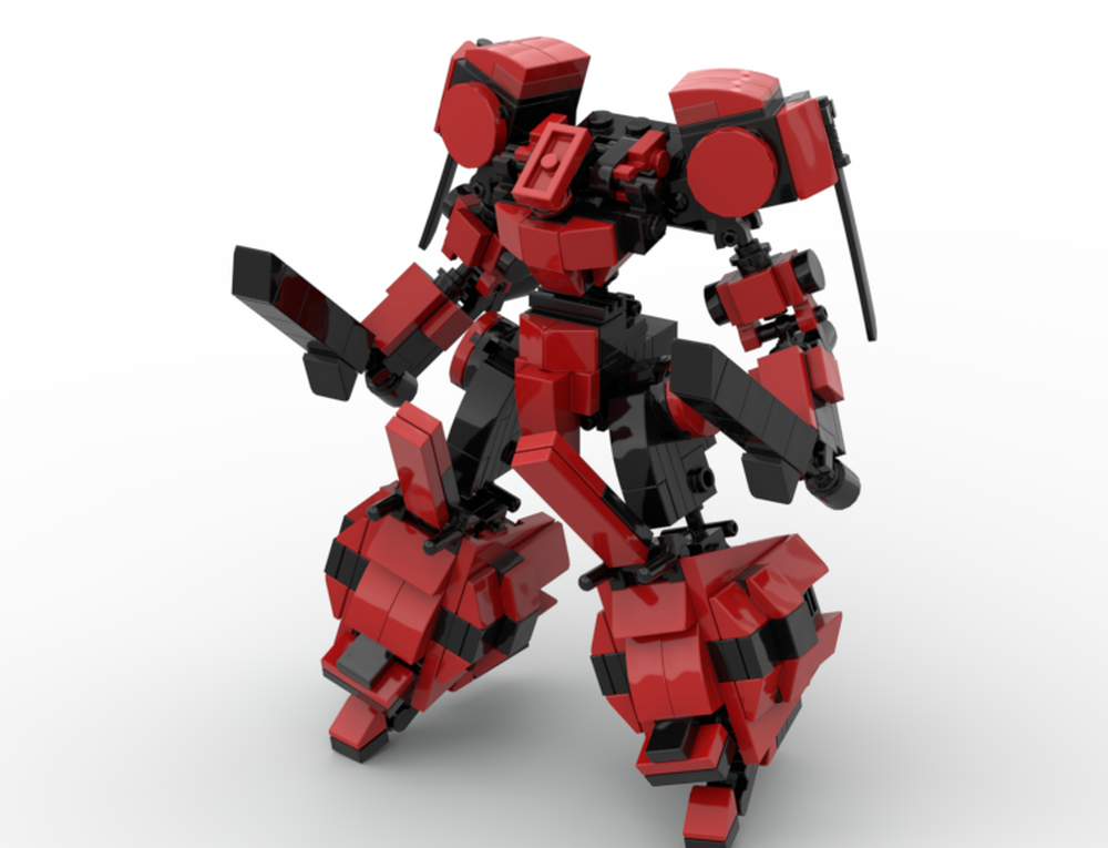 LEGO MOC Lego Mecha Robot Steel Red by Leo Bien Hoa | Rebrickable ...