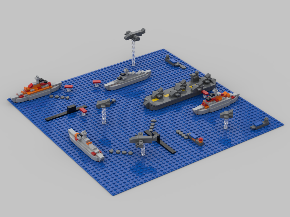 LEGO MOC Naval Battle Thing by stefanhfrfr | Rebrickable - Build with LEGO