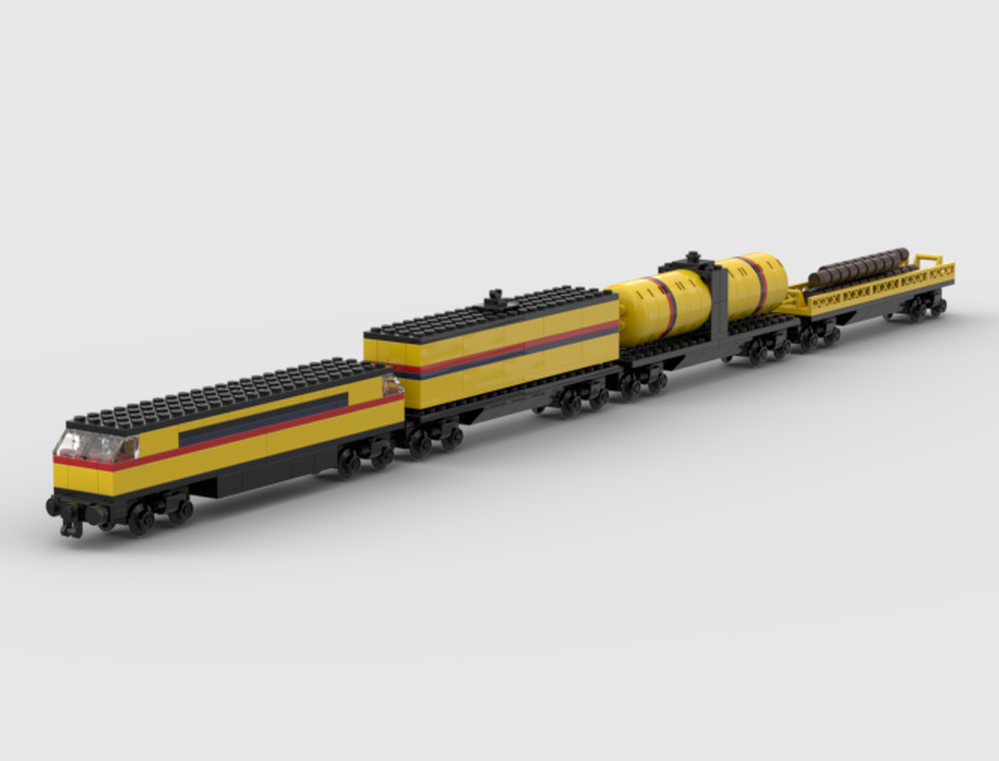 LEGO MOC mini cargo train by lucas lego | Rebrickable - Build with LEGO