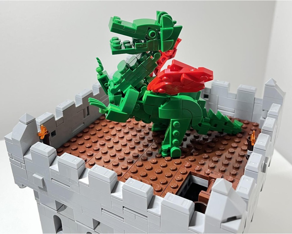 LEGO MOC Small Classic Green Dragon - Castle Dragon Masters by no_fake ...