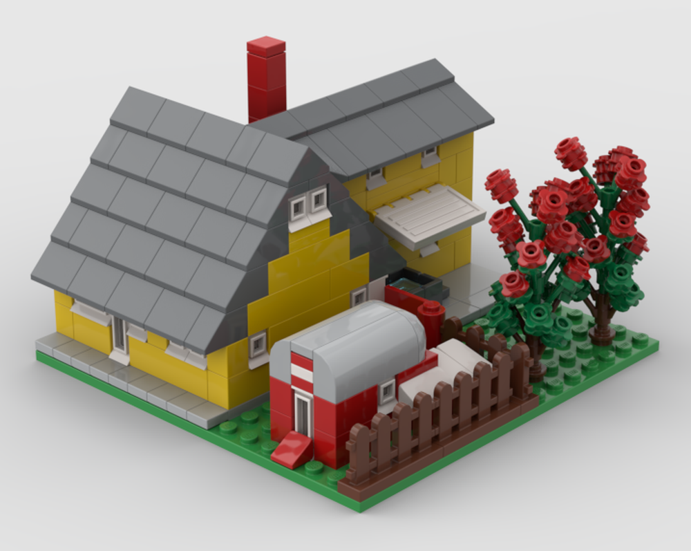 LEGO MOC Chicken Coop House by Madogmania | Rebrickable - Build with LEGO