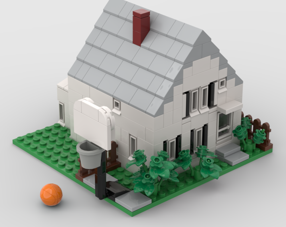 LEGO MOC Basketball House by Madogmania | Rebrickable - Build with LEGO