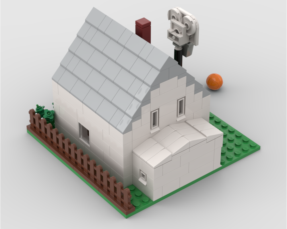 LEGO MOC Basketball House by Madogmania | Rebrickable - Build with LEGO