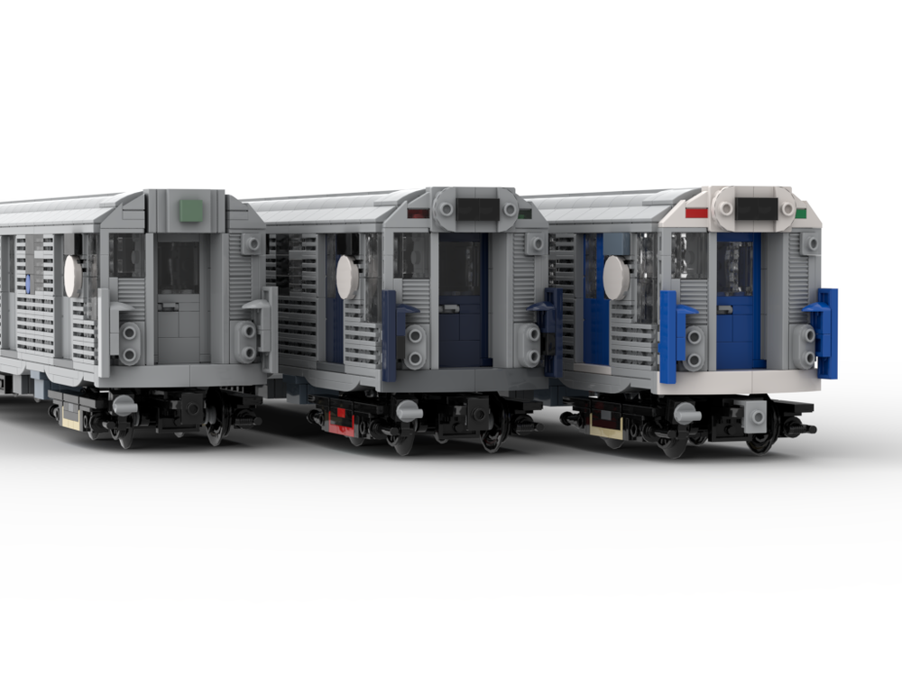 LEGO MOC NYC Subway R32 Brightliner by ABentMetrocard | Rebrickable ...