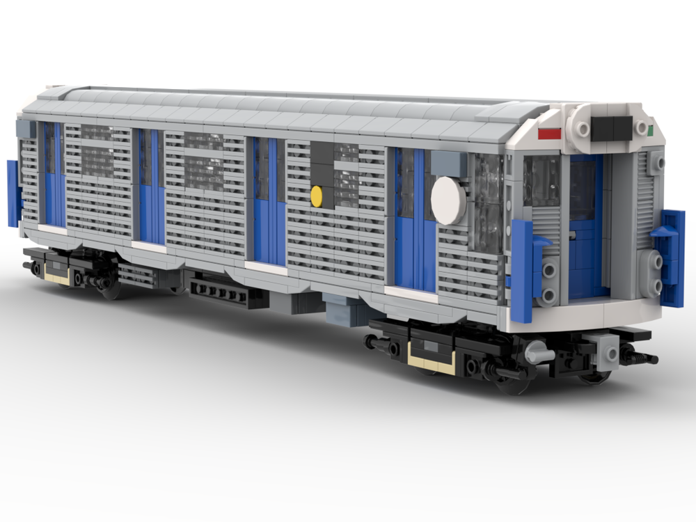 Lego Moc Nyc Subway R32 Brightliner By Abentmetrocard Rebrickable