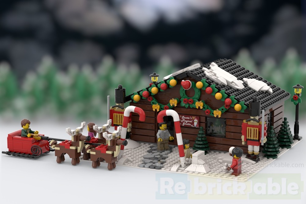 LEGO MOC Santa's Grotto by zsobricks | Rebrickable - Build with LEGO