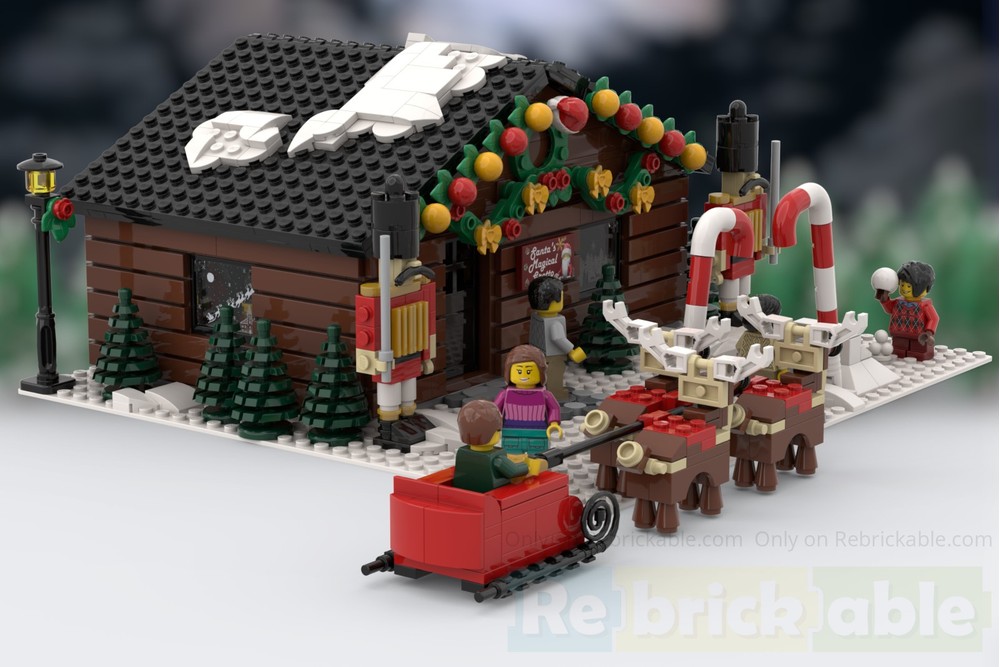 LEGO MOC Santa's Grotto by zsobricks | Rebrickable - Build with LEGO