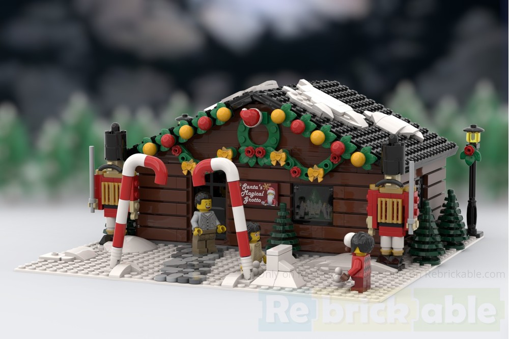 LEGO MOC Santa's Grotto by zsobricks | Rebrickable - Build with LEGO
