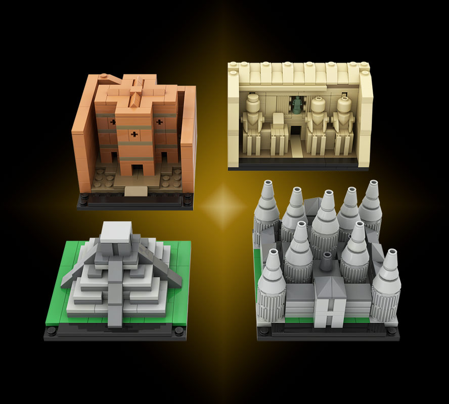 LEGO MOC Four More World of Wonders by Brickitecture_Bricks ...