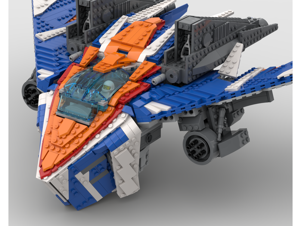 LEGO MOC UCS Marvel Rockets Warbird Starship Guardians of the Galaxy by ...