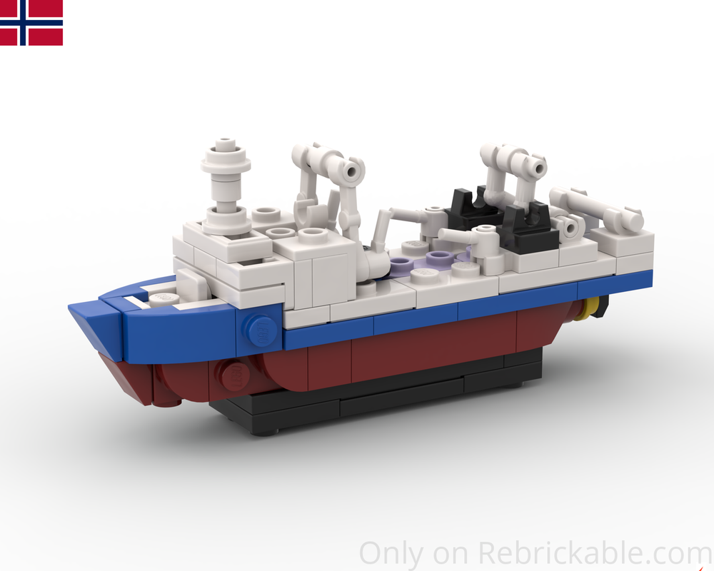 LEGO MOC North Sea Trawler by Brick.Naval.Architecture | Rebrickable ...