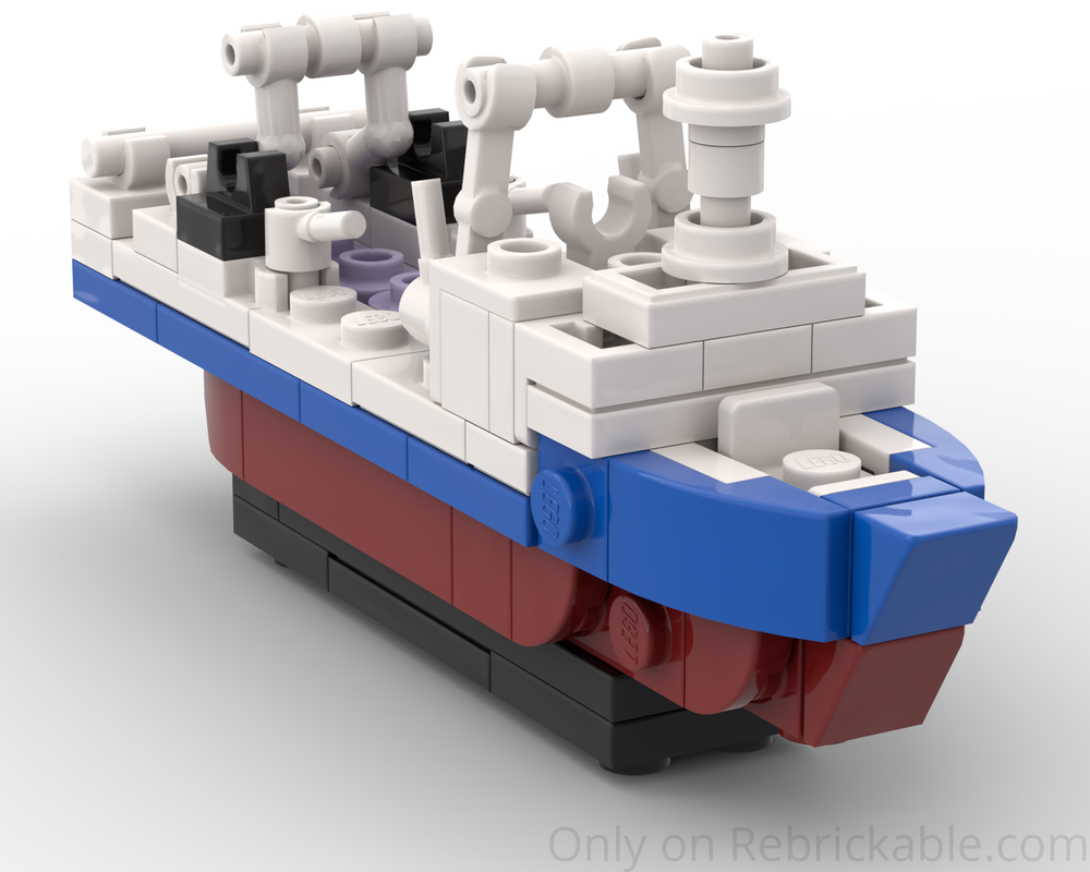 LEGO MOC North Sea Trawler by Brick.Naval.Architecture | Rebrickable ...