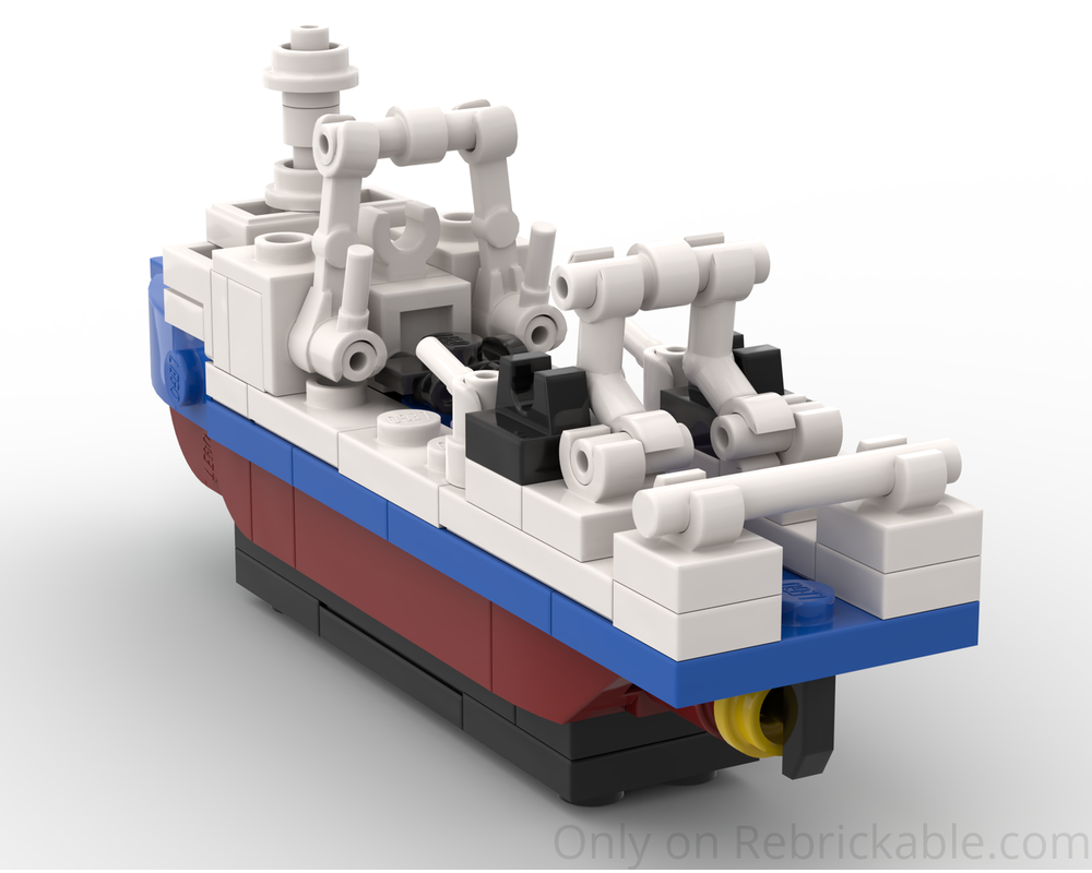 LEGO MOC North Sea Trawler by Brick.Naval.Architecture | Rebrickable ...