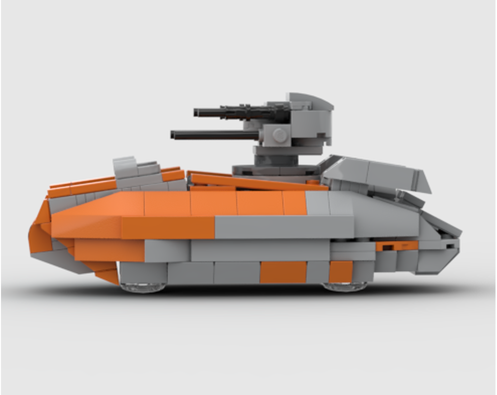 LEGO MOC T2-B Repulsor-Tank by McMOC | Rebrickable - Build with LEGO