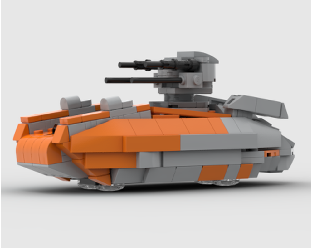 LEGO MOC T2-B Repulsor-Tank by McMOC | Rebrickable - Build with LEGO