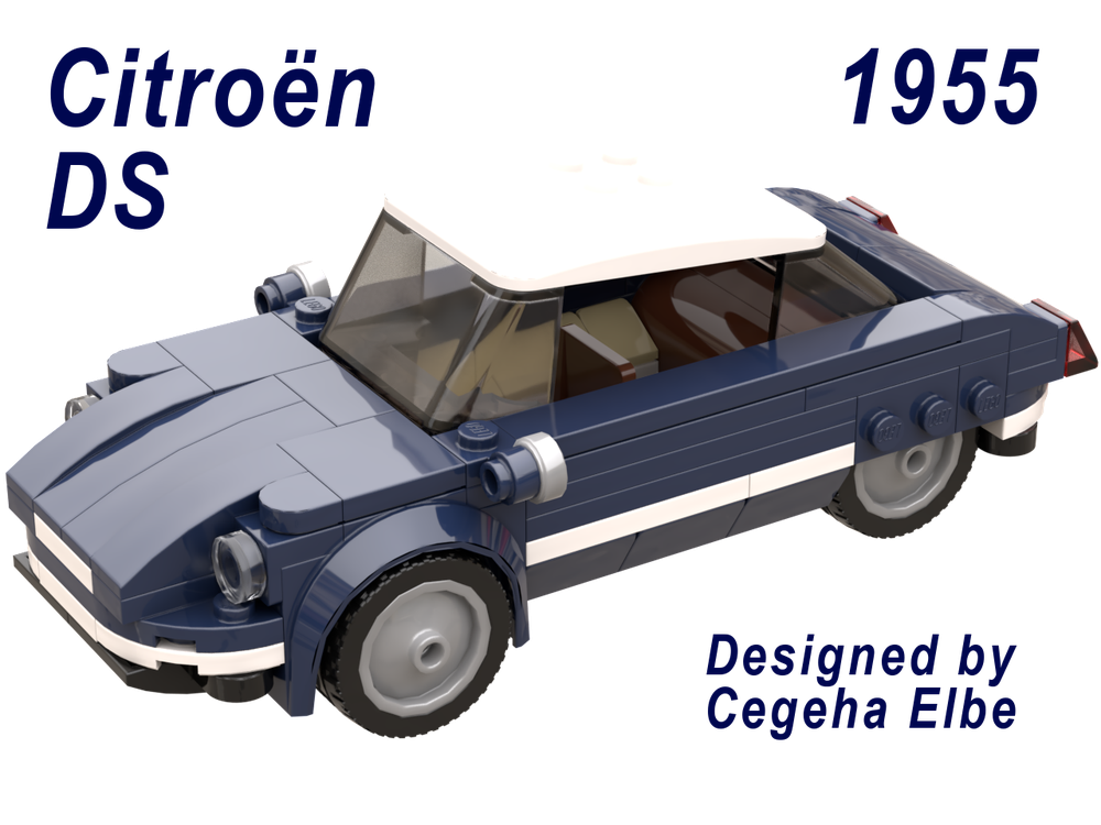 LEGO MOC Citroën DS 1955 by Cegeha Elbe | Rebrickable - Build with LEGO