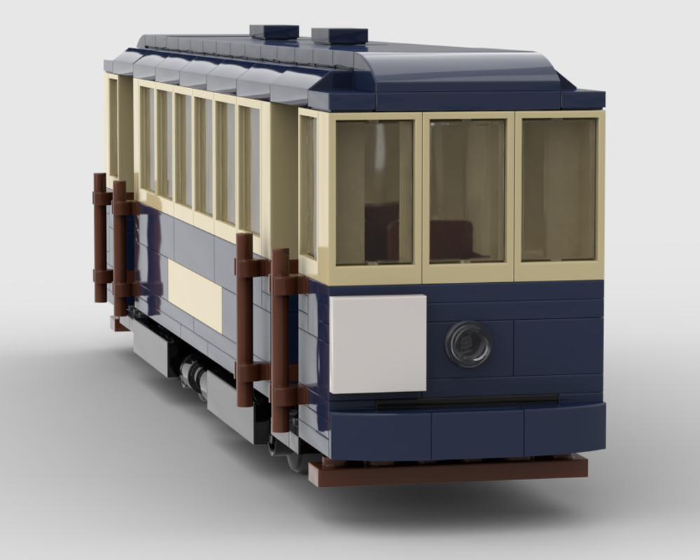 LEGO MOC Metropolitain Streetcar from 1916 by brickrail | Rebrickable ...