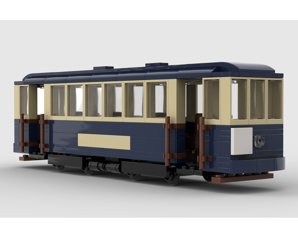 LEGO MOC Metropolitain Streetcar from 1916 by brickrail | Rebrickable ...