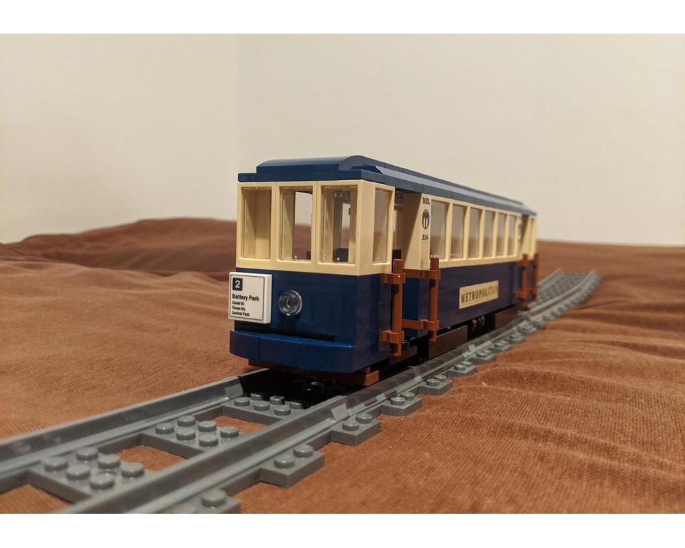 LEGO MOC Metropolitain Streetcar from 1916 by brickrail | Rebrickable ...