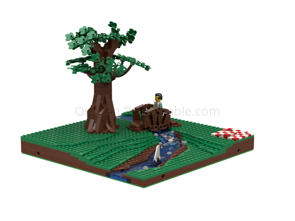 LEGO MOC MILS park with stream by TheBrickOfBobaFett | Rebrickable ...