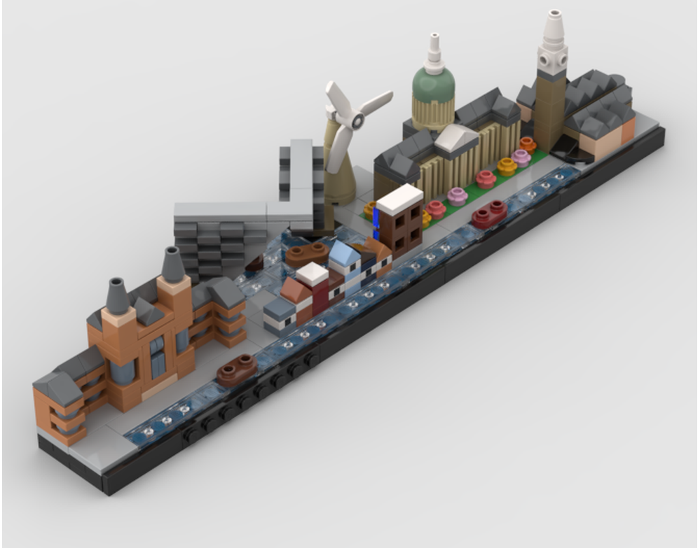 LEGO MOC Amsterdam Skyline by Skyline_Lover | Rebrickable - Build with LEGO