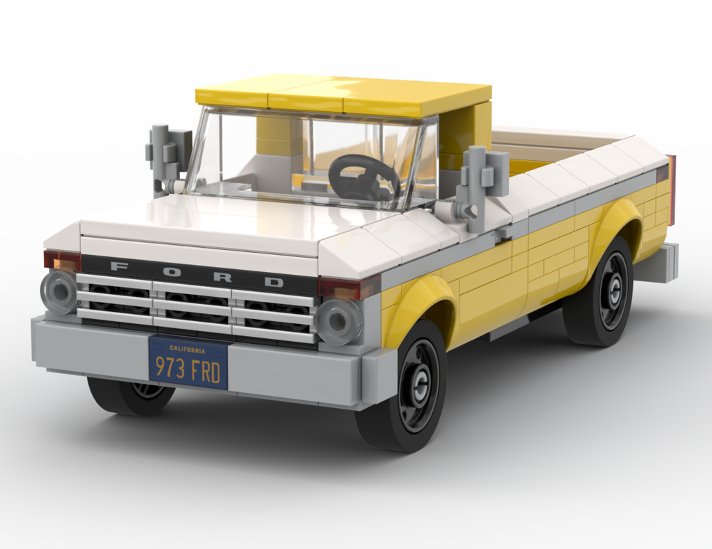 LEGO MOC 1973 Ford F-350 by BRSBricks | Rebrickable - Build with LEGO