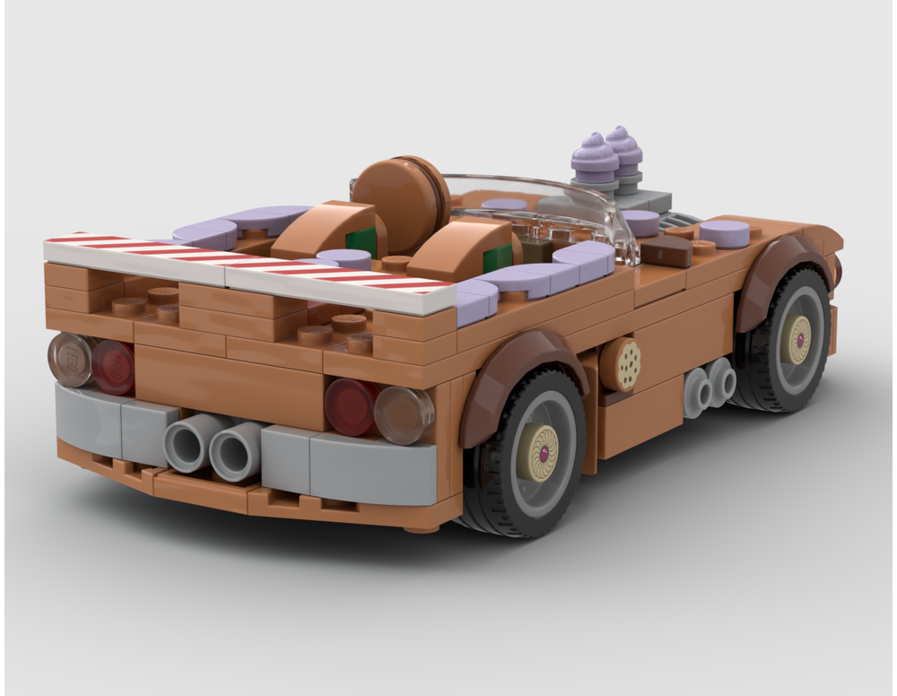 Lego Moc Gingerbread Roadster By Spartacusprime1 Rebrickable Build