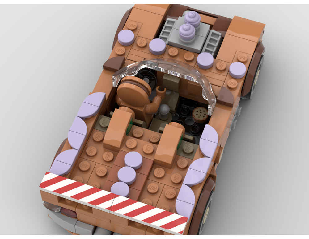 Lego Moc Gingerbread Roadster By Spartacusprime1 Rebrickable Build
