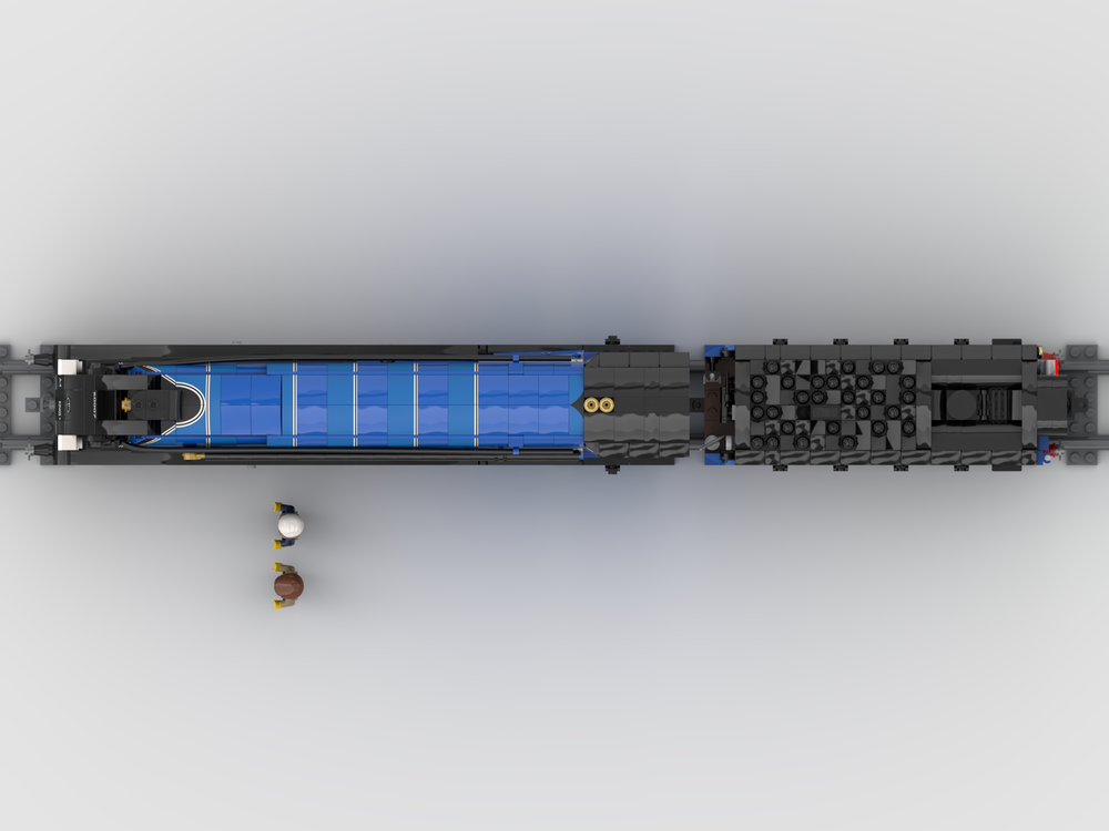 LEGO MOC LNER A4 BR Blue Livery by JPCreations | Rebrickable - Build ...