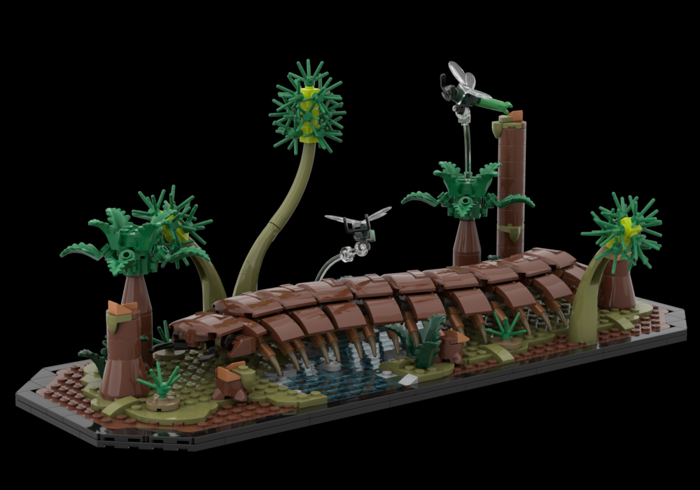 LEGO MOC Arthropleura Display by OrchardBuilds | Rebrickable - Build ...