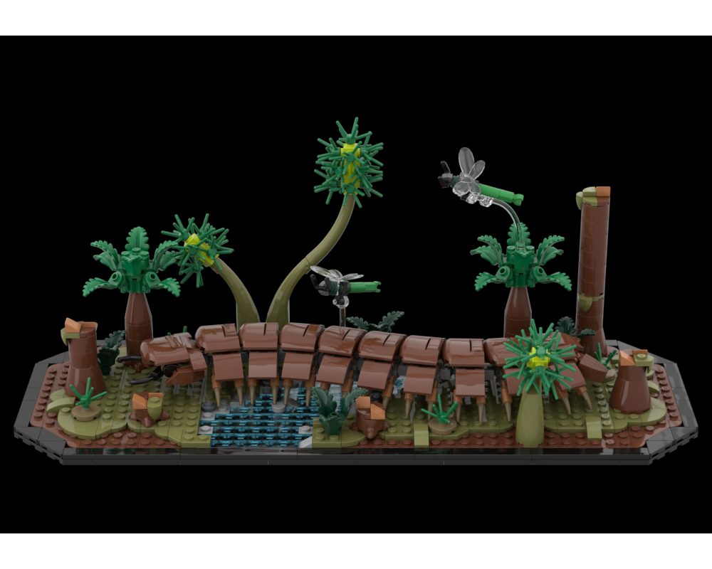 LEGO MOC Arthropleura Display by OrchardBuilds | Rebrickable - Build ...