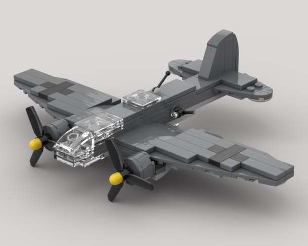 LEGO MOC-205397 The Battle of Britain - part 2 - He-111 (1/110 scale ...
