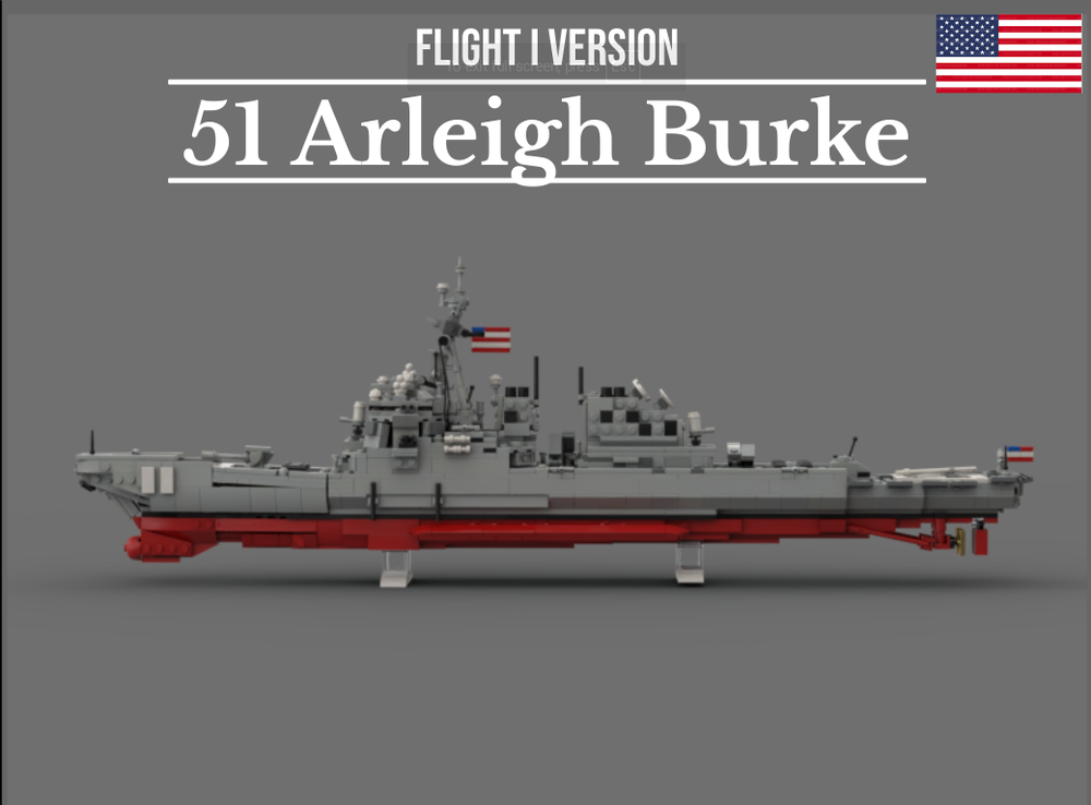 LEGO MOC DDG 51 Arleigh Burke - Flight I version by BasicBuilder23 ...