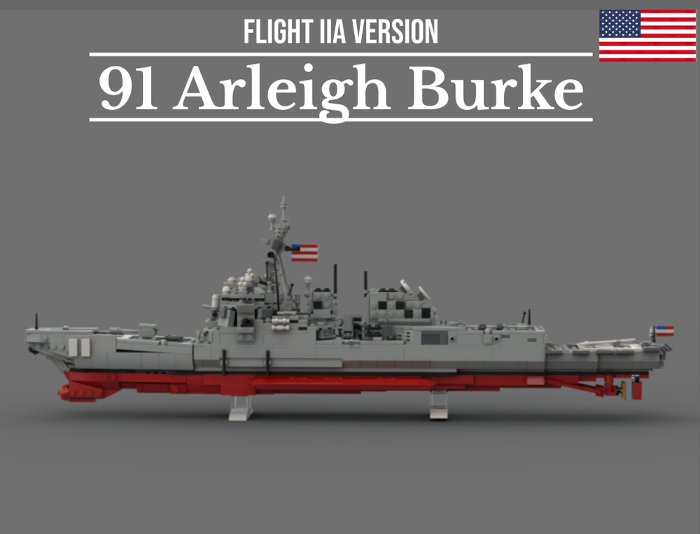 LEGO MOC DDG 91 Arleigh Burke - Flight IIA version (RMS) by ...