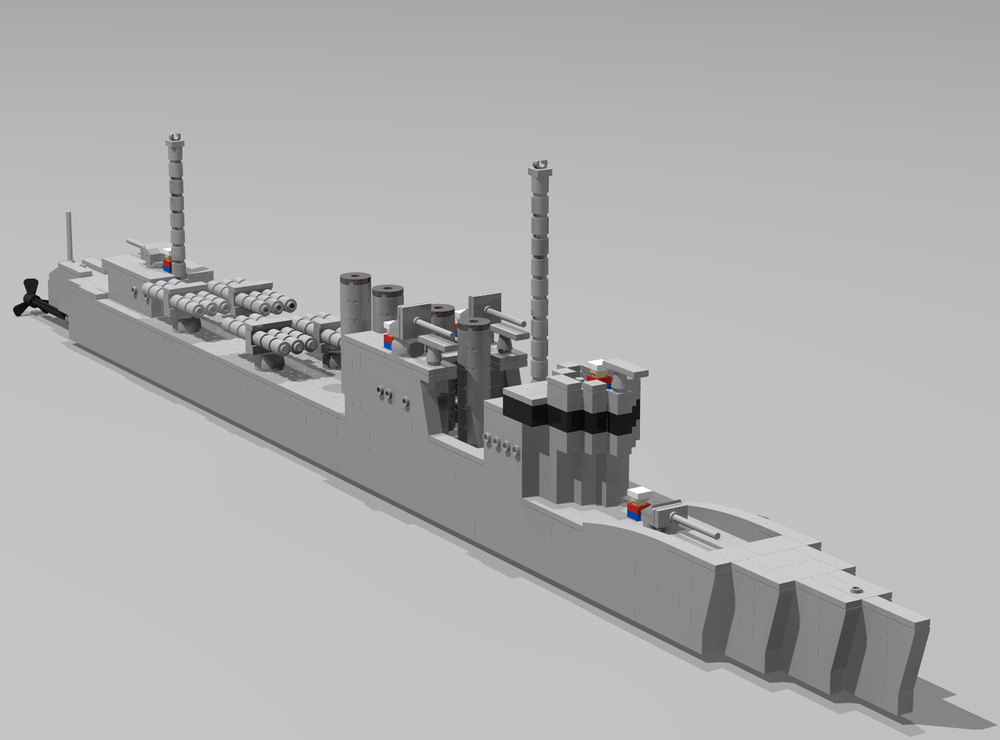 LEGO MOC USS Barker by stefanhfrfr | Rebrickable - Build with LEGO